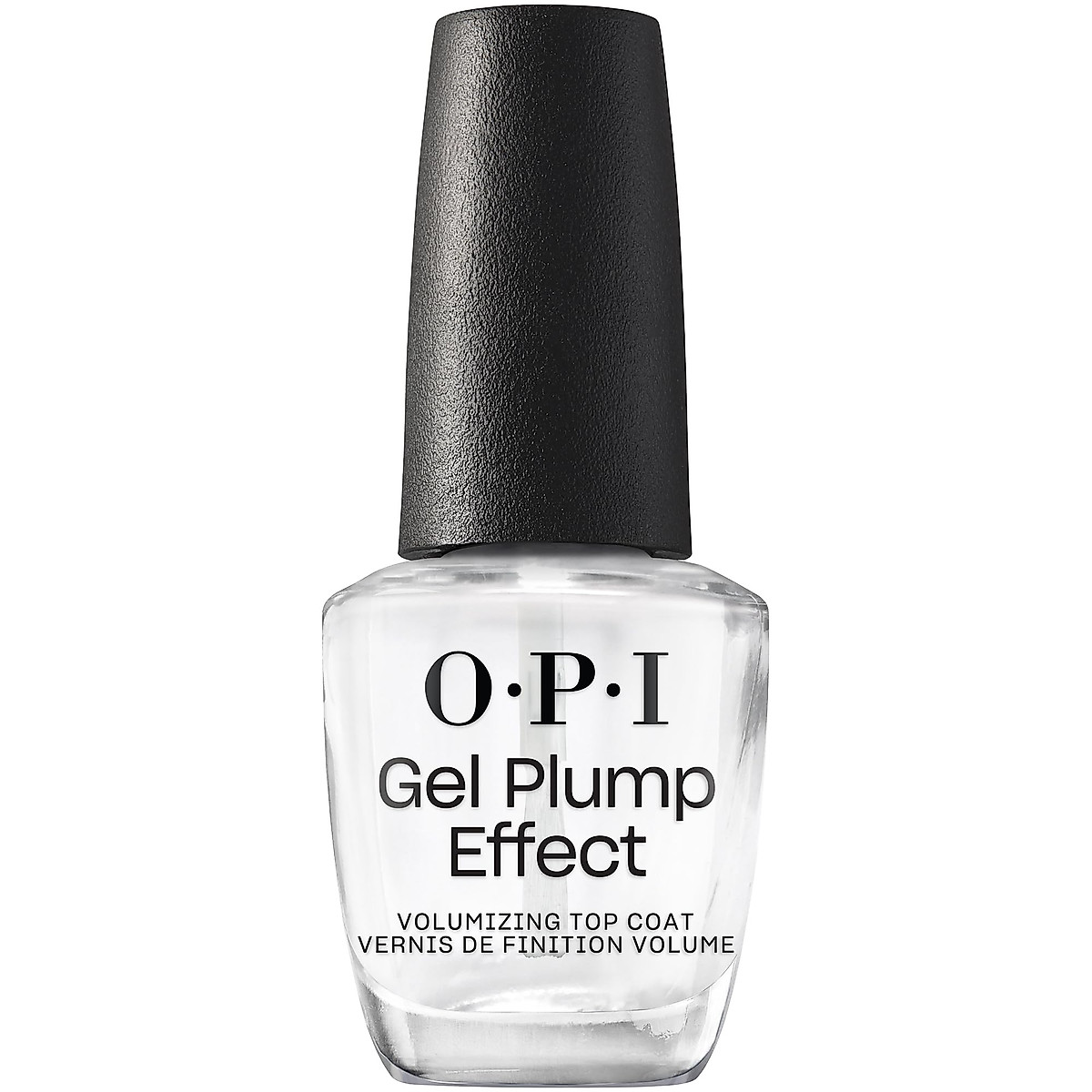 OPI Plumping Top Coat, Volumizing Nail Polish Top Coat, 0.5 fl oz
