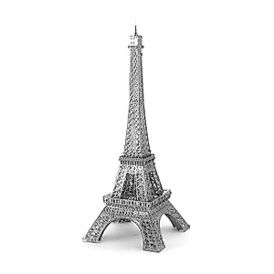 Metal Earth Premium Series Eiffel Tower 3D Metal Model Kit Bundle with Tweezers Fascinations