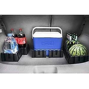 Multipurpose Cargo Organizer Blocks Car Trunk Storage Organizer Blocks, Available to Wool Trunk's Carpet for Car/Truck/SUV/Van, Set of 4