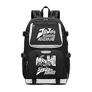 TPSTBAY Anime Travel Bagpack Waterproof School Bags Cartoon Large Bookbag Women Pink Laptop Daypack Fit for 15.6 Inch Notebook (21)
