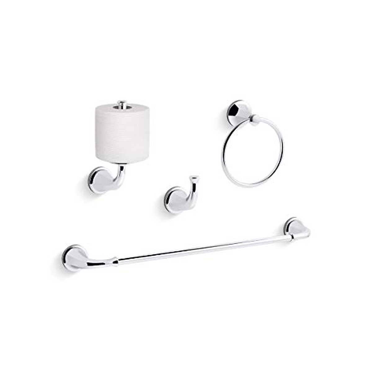 Kohler K-26510-CP Refined Robe Hook, Polished Chrome