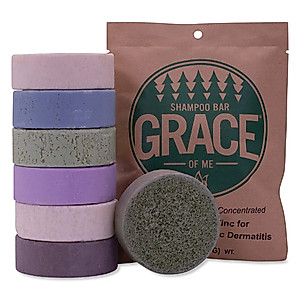 2% Pyrithione Zinc Shampoo Bar with Shea Butter by Grace of Me (4 Oz) (Tea Tree)