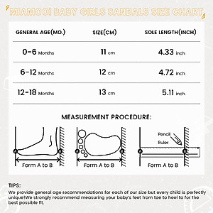 Miamooi Infant Baby Girls Boys Sandals Summer Bowknot Crib Shoes Toddler Pu Leather Flower Soft Rubber Sole Dress Flats First Walker Shoes