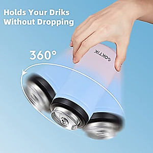 COKTIK 5 in 1 Insulated Can Cooler, Double Wall Slim Can Cooler for 12 oz Regular or Slim Cans & Beer Bottle