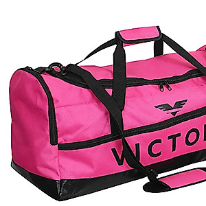 Victory Martial Arts Large Breathable Duffle Bag for MMA Gear, Boxing Gear, Gym or other Sports (Pink)