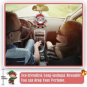 Car Air Fresheners - Christmas Car Interior Hanging Scents 9Pcs Car Accessories Halloween Xmas Tree Decorations Gift for Women Men Teen Girl