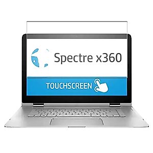 Puccy Tempered Glass Screen Protector Film, compatible with HP Spectre x360 15-ap000 / ap012dx / ap011dx / ap007na / ap007nd 15.6" （Active Area Cover Only） Protective Protectors Guard new version