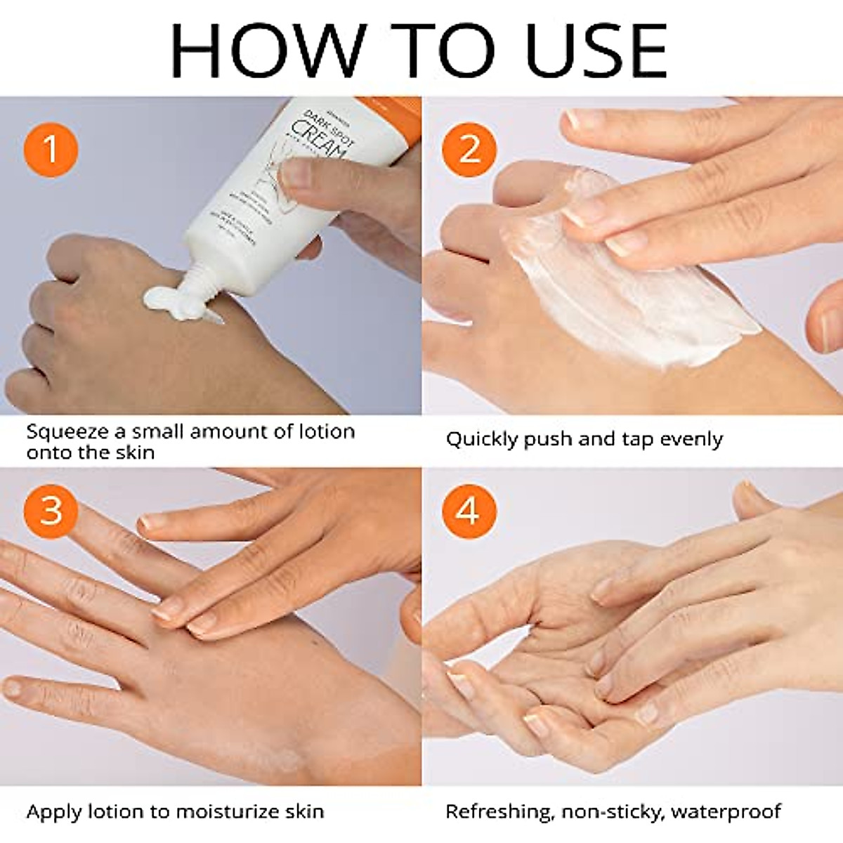 Natural Vine Dark Spot Corrector Cream, Dark Spot Remover for Body, Brightening Cream, Age Spot/Sun Spot/Brown Spot Remover, Dark Spot Cream, Instant Result, Moisturizes Armpit, Neck