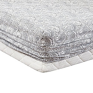 Comfort Spaces 100% Cotton Sheet Set Breathable, Lightweight, Soft with 14" Elastic Pocket Fits up to 16" Mattress, All Season Cozy Bedding, Matching Pillow Case, Cal King Paisley Multi 4 Piece