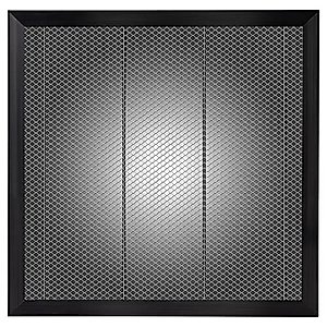 Honeycomb Laser Bed 400x400x22mm, Laser Honeycomb Bed for Laser Engraver and Cutter Machine, CO2 Engraver Cutting Machine, Laser Engraver Accessories, Smooth Edge, Aluminum(15.7x15.7x0.86in)