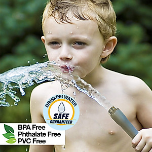 Aqua Pro RV Drinking Water Hose 50 ft, Safe, BPA, Lead, Kink Free, Heavy-Duty, Lightweight, 50% Lighter Than Standard Hoses, ⅝” Diameter, Fits Most Sprayers, Nozzles and Sprinklers