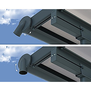 Palram - Canopia Olympia 10 Ft. x 14 Ft. Patio Cover for Outdoors DIY Kit for Deck, Outdoor Furniture, Canopy, Roof to Protect from Sun, Rain, Snow, UV Protected Polycarbonate (Gray & Bronze)