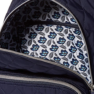 Vera Bradley Women's, Performance Twill Small Backpack, Classic Navy, One Size