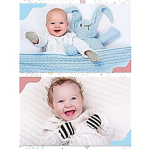 Baby Mittens 0-6 Months, Baby Mittens, Newborn Mittens No Scratch Mittens Newborn, Baby Gloves 0-6 Months, Newborn Gloves, Guantes Para Bebes De 0-3 Meses, Eczema Gloves 6 Pairs (Set A)