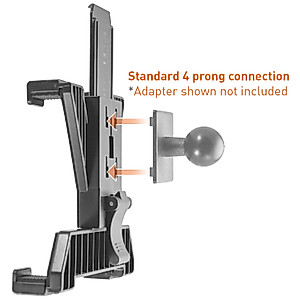 iBOLT TabDock Tablet Holder Bulk Replacement Part- Fits 7 to 10 inch Tablets and All Industry Standard 4 Prong adapters (21110)