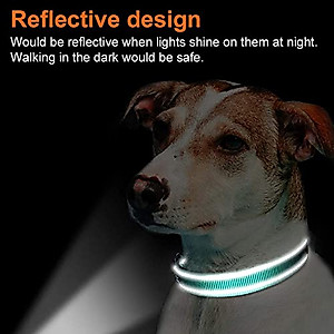 VIWIK Reflective Dog Collar with Safety Locking Buckle, Adjustable Durable Pet Collars for Small Medium Dogs, Soft Neoprene Padded Breathable Nylon Pet Collar Black-M