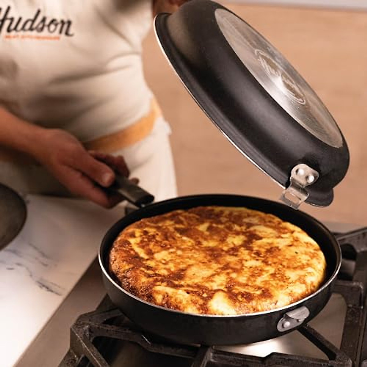 HUDSON BEST KITCHENWARE | Nonstick Black OMELETTE FRY PAN 9.5 inch Cookware