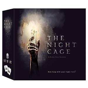The Night Cage by Smirk and Dagger, a Spooky Cooperative Strategy Game, 1-5 Players Lost in a Dark Maze with only a Candle, Fun Horror Themed Tile Laying and Perfect for Game Night, Adults, Teens 14+