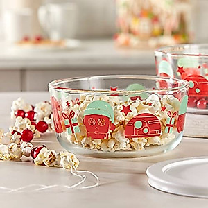 Pyrex Star Wars 8-piece Round Decorated Glass Storage Holiday Set