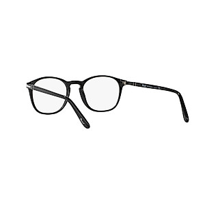 Persol PO3007V Square Prescription Eyewear Frames, Black/Demo Lens, 50 mm