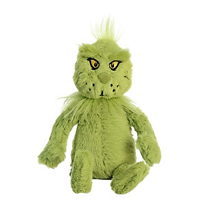 Aurora® Whimsical Dr. Seuss™ Shoulderkin™ Grinch Stuffed Animal - Magical Storytelling - Officially Licensed - Green 7 Inches