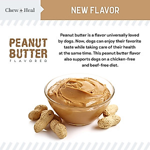 Stop The Poo Chew Coprophagia Treatment for Dogs - 120 Soft Chews - Peanut Butter Flavor Dog Deterrent for Dogs Eating Poop - Treats Bad Breath and Boosts Gut Health - Made in USA