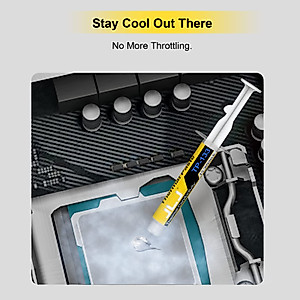 JLJ Thermal Paste 1.5g CPU Thermal Paste Silicon Grease Compound CPU Paste Heatsink Based High Performance Thermal Paste CPU Thermal Paste