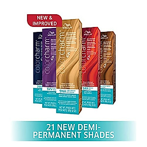 COLORCHARM Demi Permanent Hair Color| 9NA Light Natural Ash Blonde | Gloss, Refresh and Tone | 2 Fl Oz