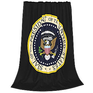 Seal of The President of The United States Blanket Throw Bedding Room Decor Flannel Blankets for Bed Sofa 50"x40"