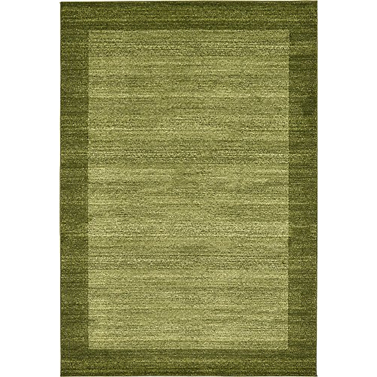 Unique Loom Del Mar Collection Area Rug-Transitional Inspired with Modern Contemporary Design, 6' 0" x 9' 0", Light Green/Beige