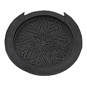 3Pcs Yootones Guitar Soundhole Cover Rubber Guitar Sound Hole Cover Compatible with Acoustic Guitar (Black)