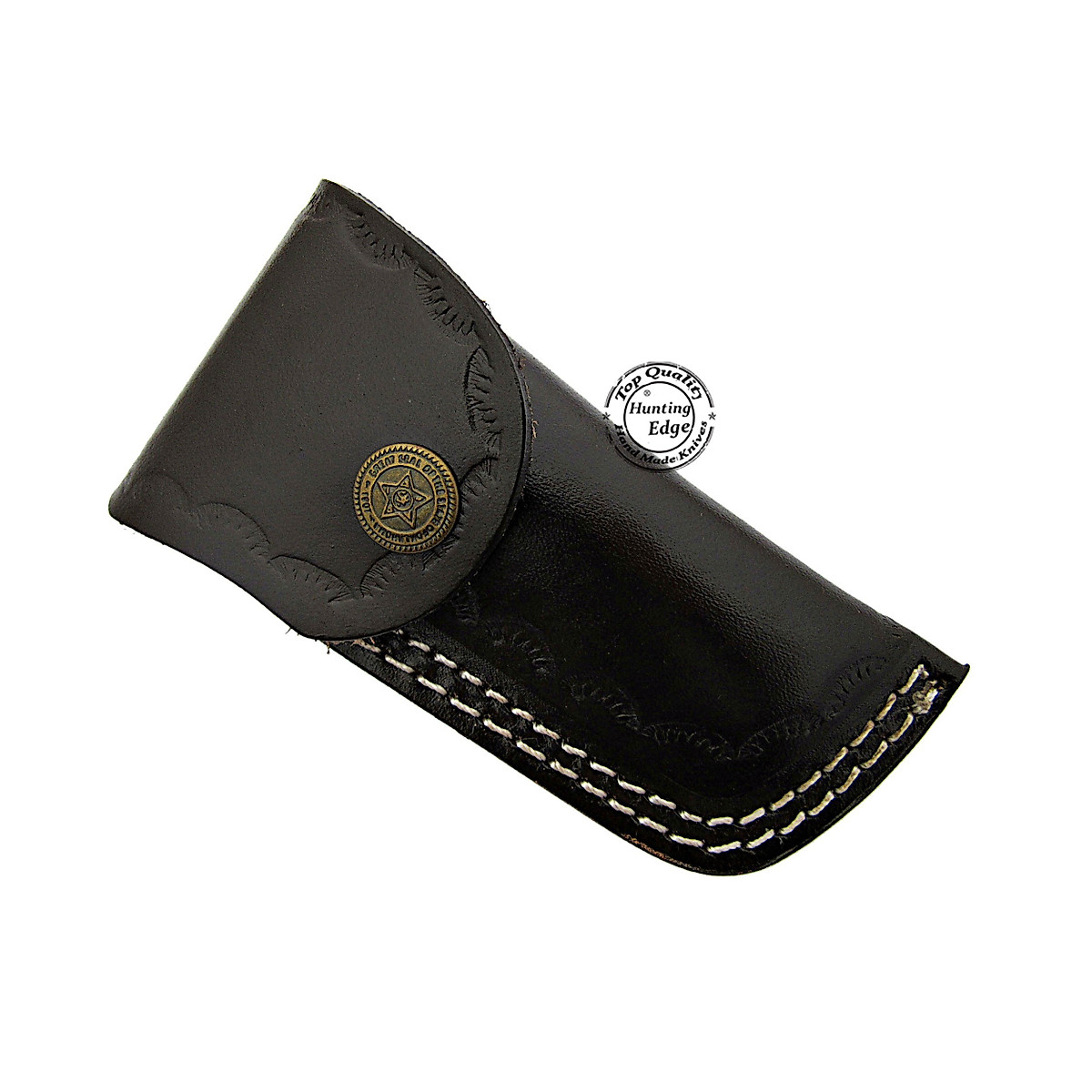 Hunting Edge Buffalo Horn 6.5'' 100% Handmade Damascus Steel Folding Pocket Knife 100% Prime Quality