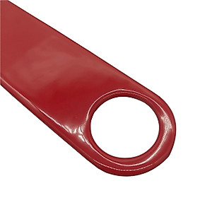 3 Pack Heavy Duty Stainless Steel Flat Bottle Opener, Solid and Durable Beer Openers, 7 inches Red, Black, Blue