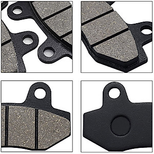 Brake Pads Front & Rear for Yamaha Rhino 660 YXR660 4x4 2004-2007 Rhino 450 YXR450 4x4 2006-2009 Raptor 700 700R YFM700 YFM700R 2006-2012