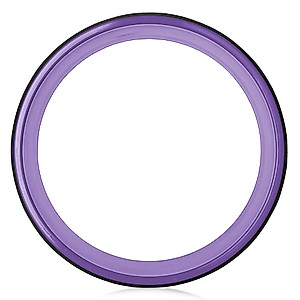 Philosophy Gym 13-inch Professional Yoga Wheel Roller - Purple/Black