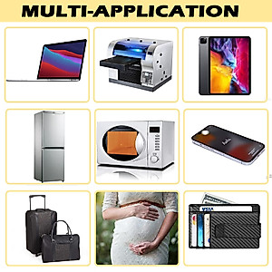 Royxen Faraday Fabric, 108" L x 43" W Military Grade Protection Includes Fabric + 200" L Faraday Tape, Faraday Cage, Faraday Cloth