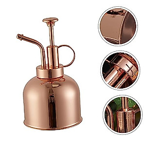 HANABASS 1PC Stainless Steel Sprinkling Can small plant watering cans for pump spray bottle spray bottles for plants Gardening Watering Pot rose gold 304 stainless steel hand pressure