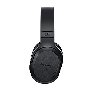 Sony Wireless Headphone & Cable Bundle – Wireless Home Theater Over-Ear Headphones Feature 150-Foot Range, Volume Control, Voice Mode, 20-Hr Battery Life – 6-ft 3.5mm Stereo + NeeGo RCA Plug Y-Adapt