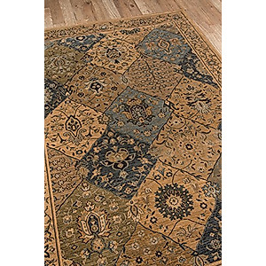 Momeni Rugs Belmont Collection Area Rug, 7'10" x 9'10", Blue