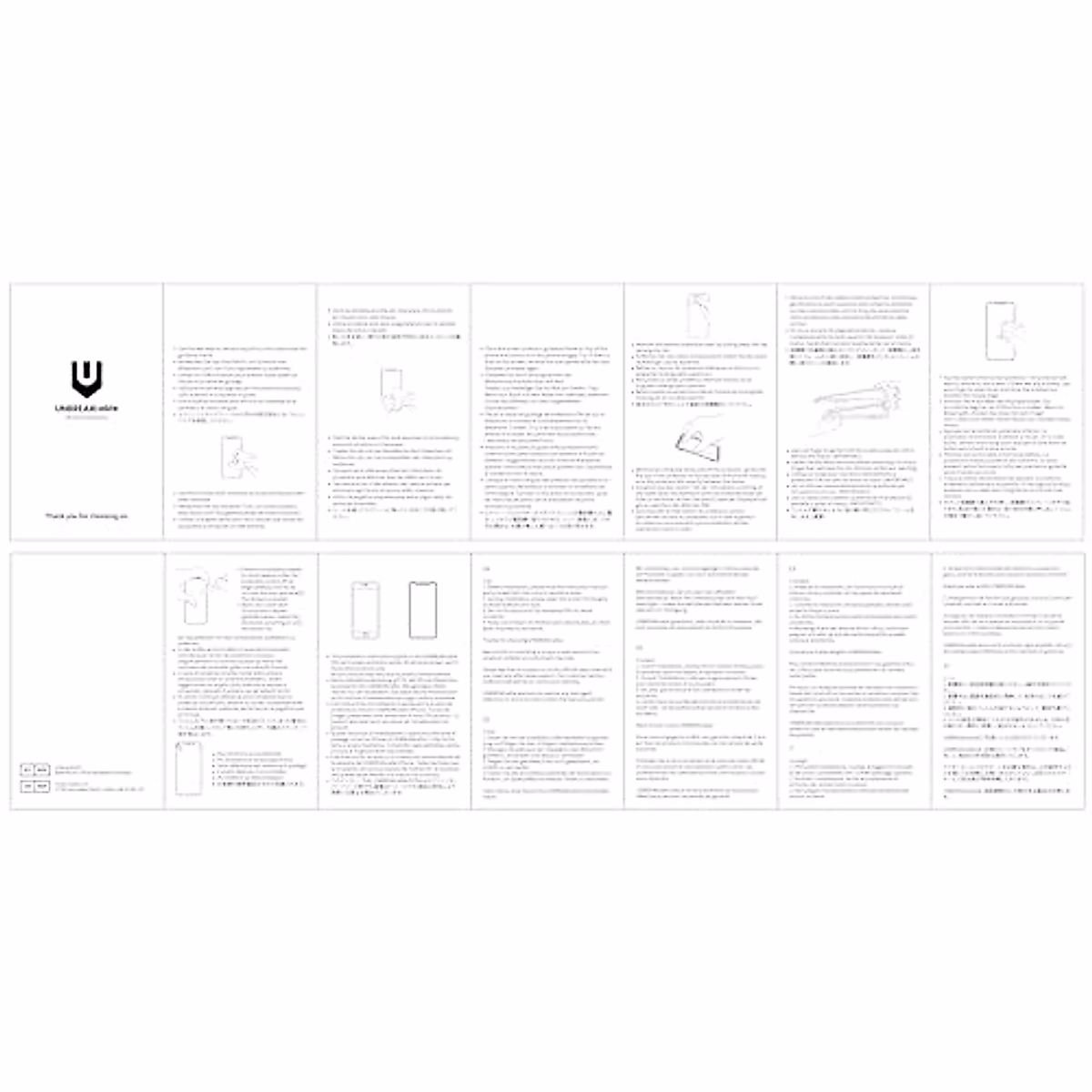 UNBREAKcable 3-Pack Screen Protector for iPhone 15, Double Shatterproof Tempered Glass [Easy Installation Frame] [9H Hardness] [99.99% HD Clear] [Case Friendly] for iPhone 6.1 inch