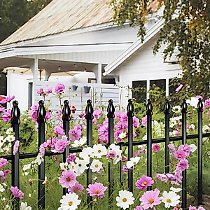 ARIFARO Decorative Metal Garden Fence 18" high x 22" Wide 5 Pack, Animal Barrier for Dog Pet, Border Garden Fencing for Outdoor Patio Lawn Yard Flower Bed