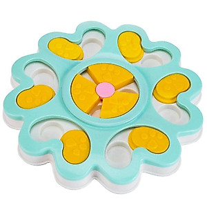 FUUIE Bowls for Food and Water Pet Intelligence Toy Feeder, Educational Educational Toy, Snack Missing Device, Pet Slow Food Device (Color : Blue)