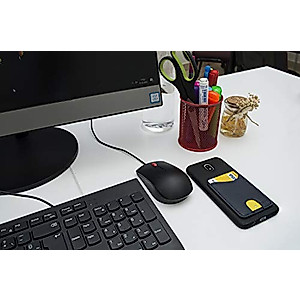 BOYD Genuine Leather Phone Wallet Stick On Card Holder for iPhone and Android Smartphones