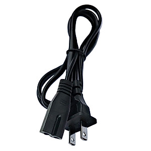 UpBright 2 Pin AC Power Cord Cable Compatible with Sony CFD Series CD Boombox Blu-Ray Player CFD-G30 CFD-G35 CFD-G50 CFD-G300 CFD-G505 CFD-G55 CFD-G70 CFD-G700 CFD-S300 CFD-S32 CFD-S33 CFD S34 250