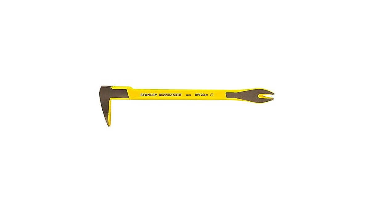 Stanley FatMax 10-Inch Claw Bar for Precision Prying