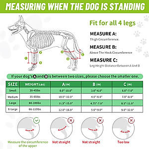Tinahiking Dog Knee Brace for Torn Acl Hind Leg,Knee Brace for Dogs Acl with Side Stabilizers, Rear Leg Braces for Dogs Luxating Patella, Ligament Injury,Joint Pain,Dog Leg Brace Keeps Joint Stable