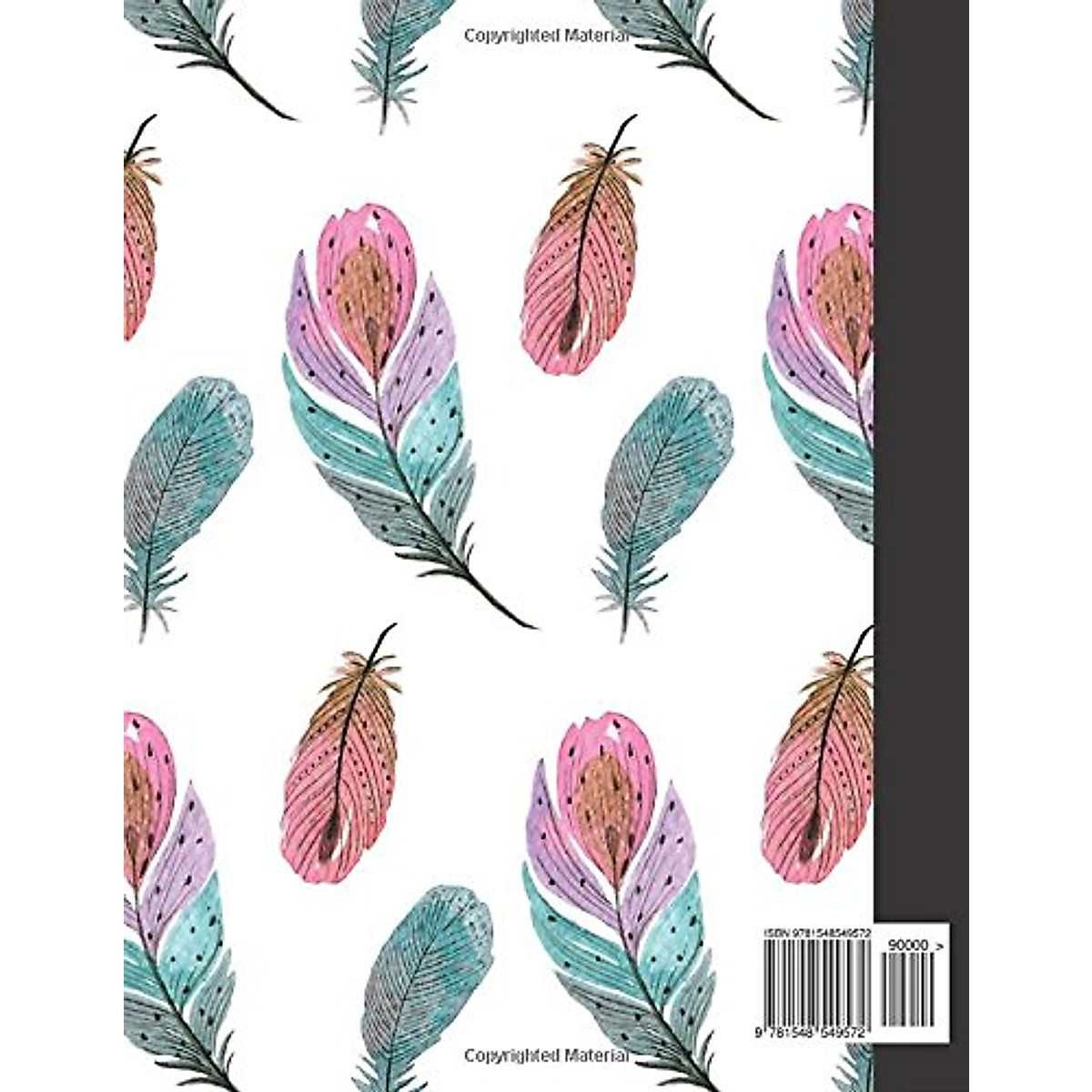Composition Notebook, 8.5 x 11, 110 pages : Boho Style: (School Notebooks)