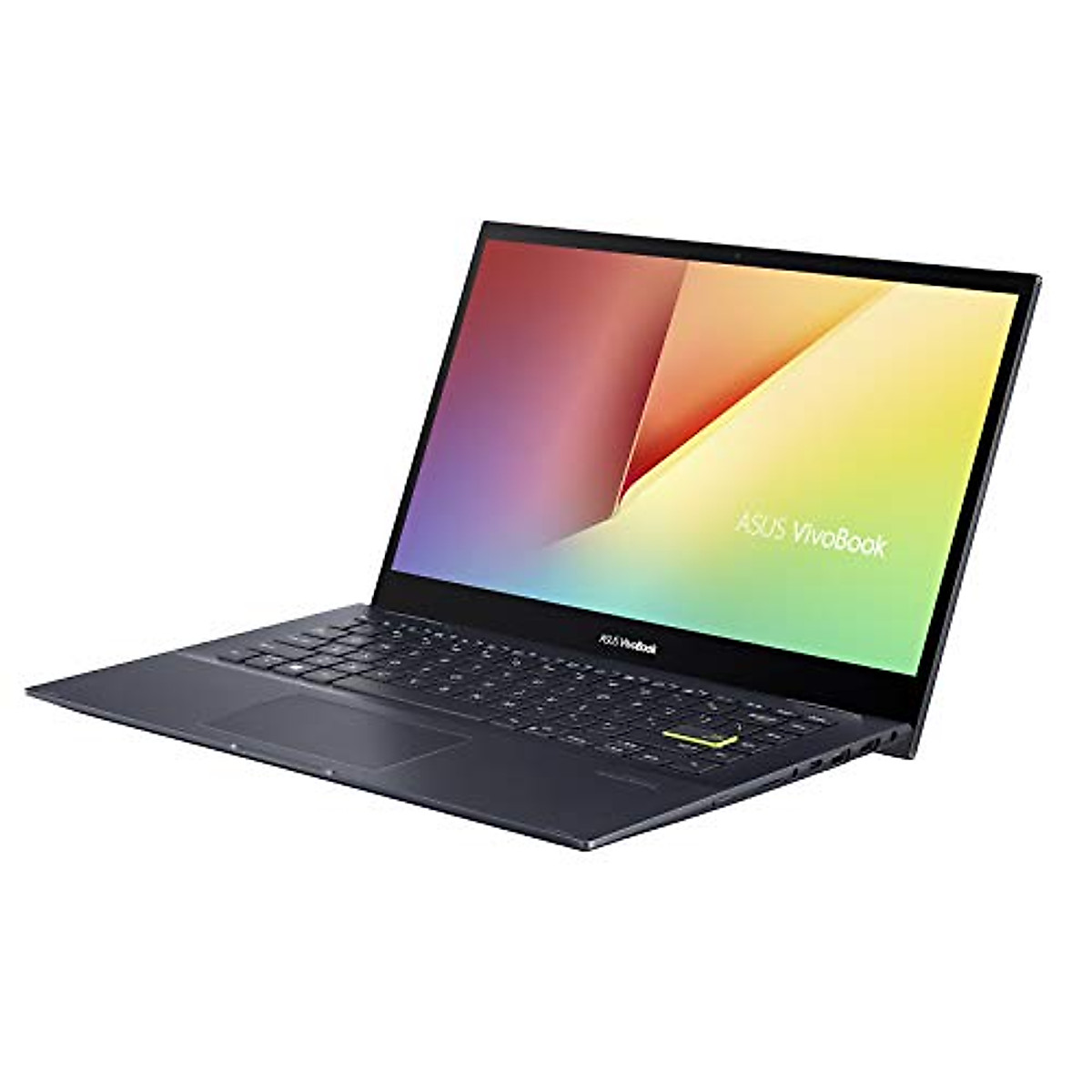 ASUS VivoBook Flip 14 Thin and Light 2-in-1 Laptop, 14” FHD Touch Display, AMD Ryzen 5 4500U, 8GB DDR4 RAM, 256GB SSD, Glossy, Stylus, Fingerprint Reader, Windows 10 Home, Bespoke Black, TM420IA-DB51T