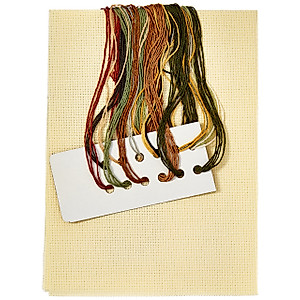 Janlynn 50222 Counted Cross Stitch Kit 7.75"X11.25", Joy in The Journey (14 Count), Blue