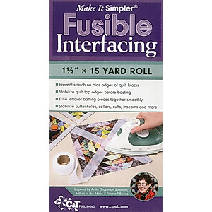 C&T Publishing Make It Simpler fusible, White